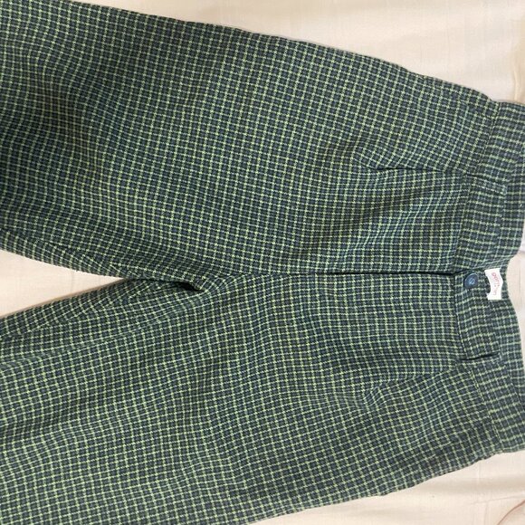 gorman | Pants & Jumpsuits | Gorman Wool Green Check Pant Sz 4 | Poshmark